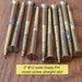 10 12 Flat Head Solid Brass Wood Screws Straight Slot Vintage 2 or 3 Long - Etsy