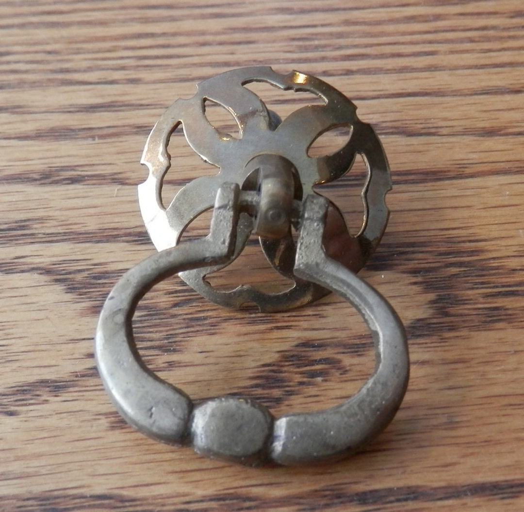 Vintage Solid Brass Ring Pulls - Etsy