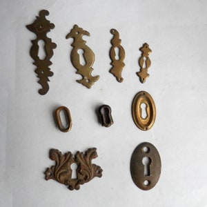 Choice Antique Keyhole Escutcheon Vintage - Etsy