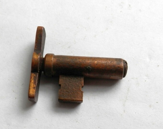 Antique Brass Pocket Door Key Architectural Vintage - Etsy