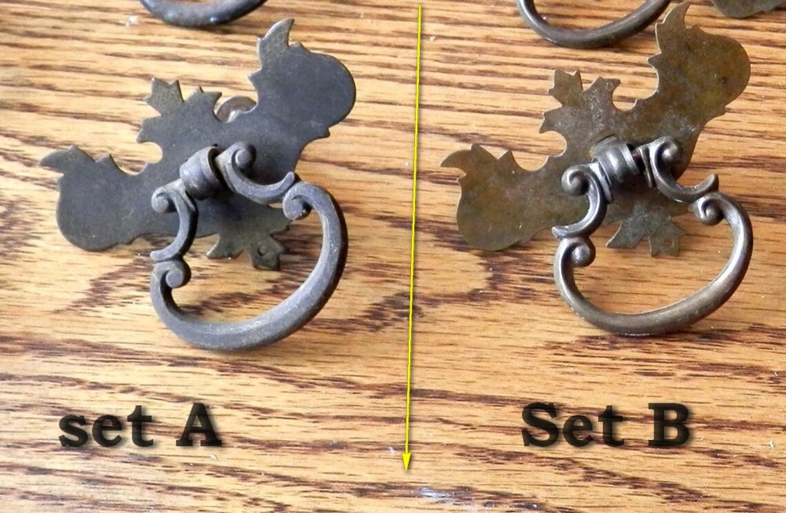 Set of Six 6 Antique Ring Pulls Original Vintage - Etsy