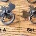 Set of Six 6 Antique Ring Pulls Original Vintage - Etsy