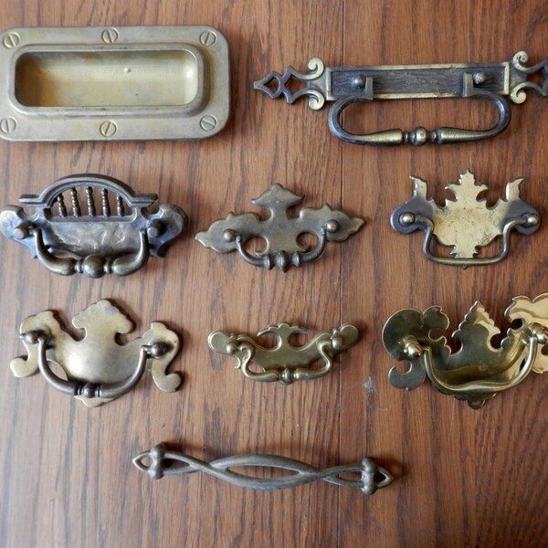 Vintage Drawer Pulls - Etsy