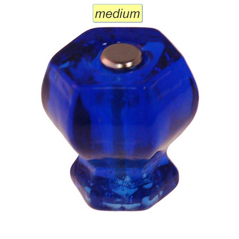 Blue Glass Knob - Etsy