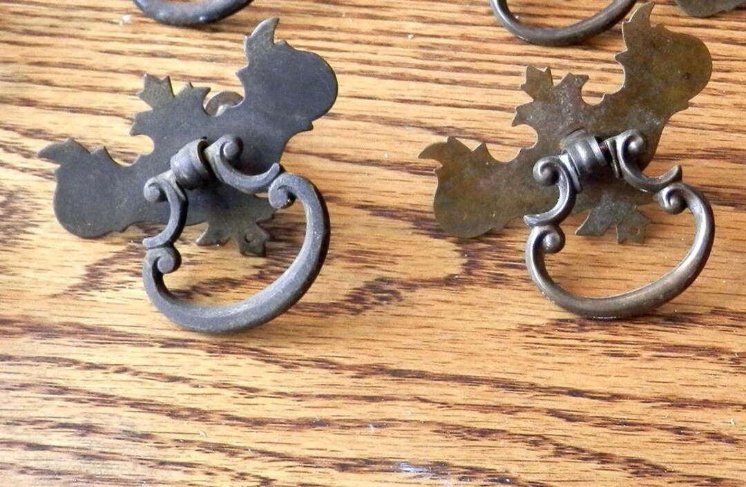 Set of Six 6 Antique Ring Pulls Original Vintage - Etsy