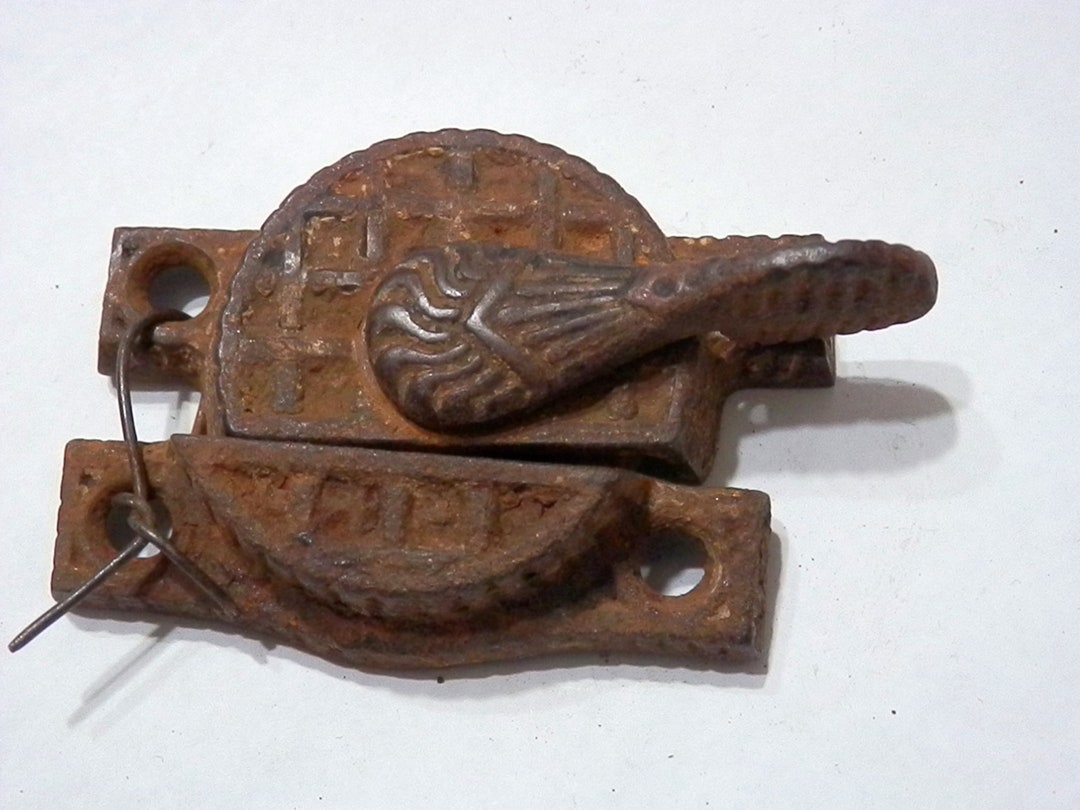 One (1) Antique Original Cast Iron Window Latches Victorian Vintage - Etsy