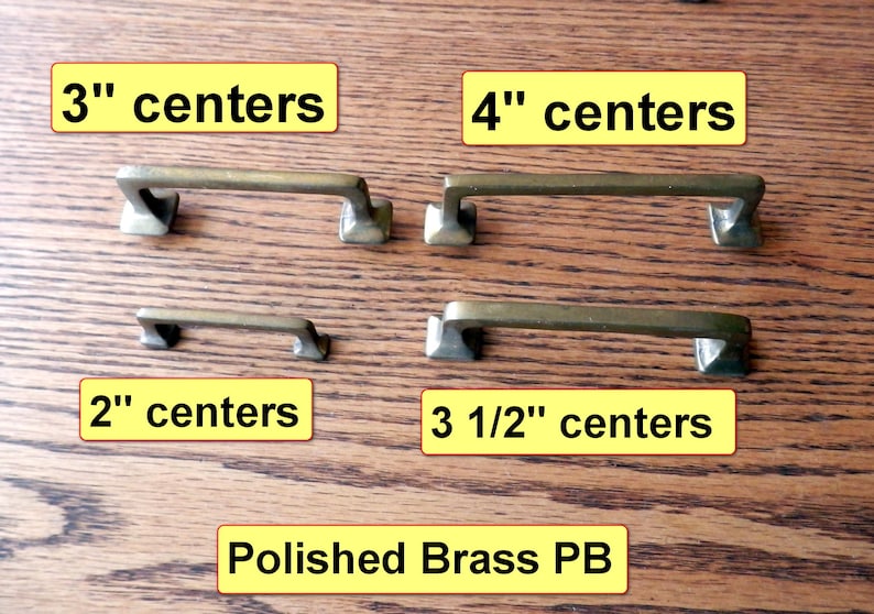 Arts & Crafts or Mission Style Drawer Pulls in 2 - Etsy