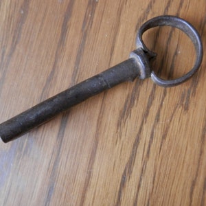 Antique Hand Made Barrel Key 4 1/4 Long/ Late 1700-1800's / Great Piece ...