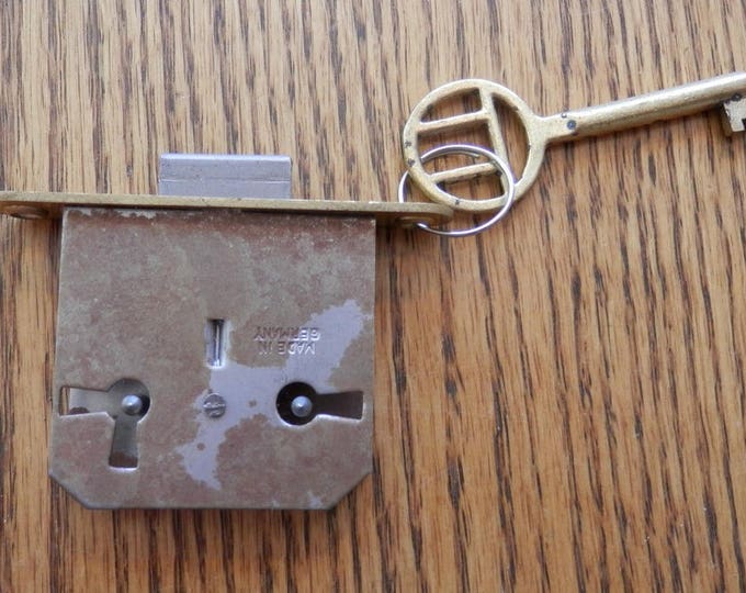 FULL MORTISE Chest Lock Antique Half Mortise Furniture Cabinet Lock for ...