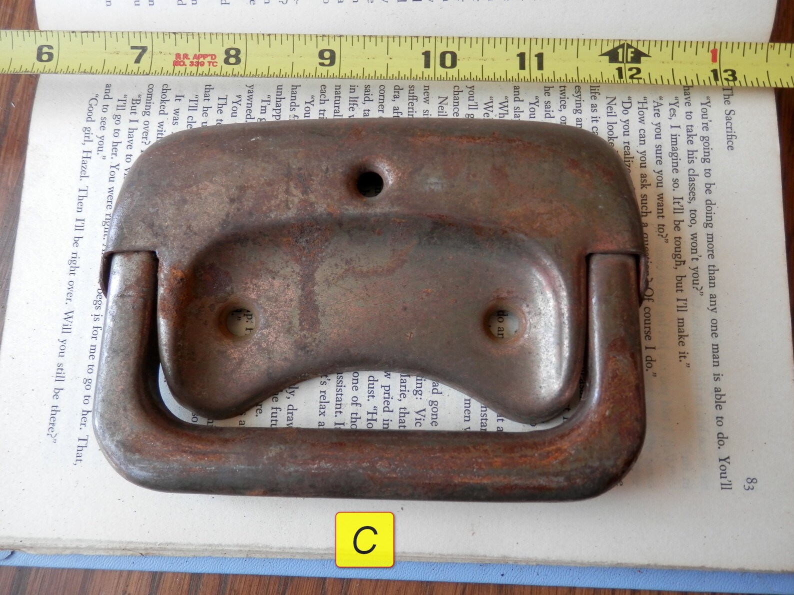 Choice Stamped Antique Trunk or Tool Box Handle Vintage - Etsy