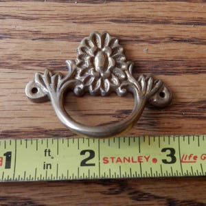 Cast Brass Finger Pull Vintage - Etsy