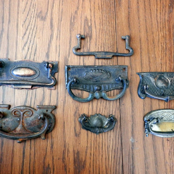 Antique Drawer Pulls - Etsy