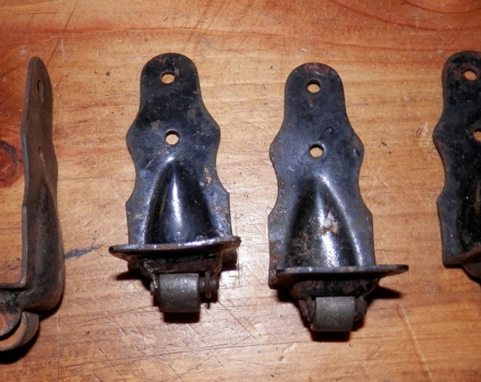 Lg Vintage, Antique Trunk Caster, Side and Bottom Mount Set 4 - Etsy