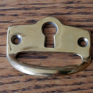 Solid Brass Key Hole Pull for Desk or Small Drawer - Etsy