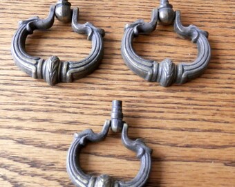 One 1 Antique Top Mount Ring Pull 2 Inch Dia Vintage - Etsy