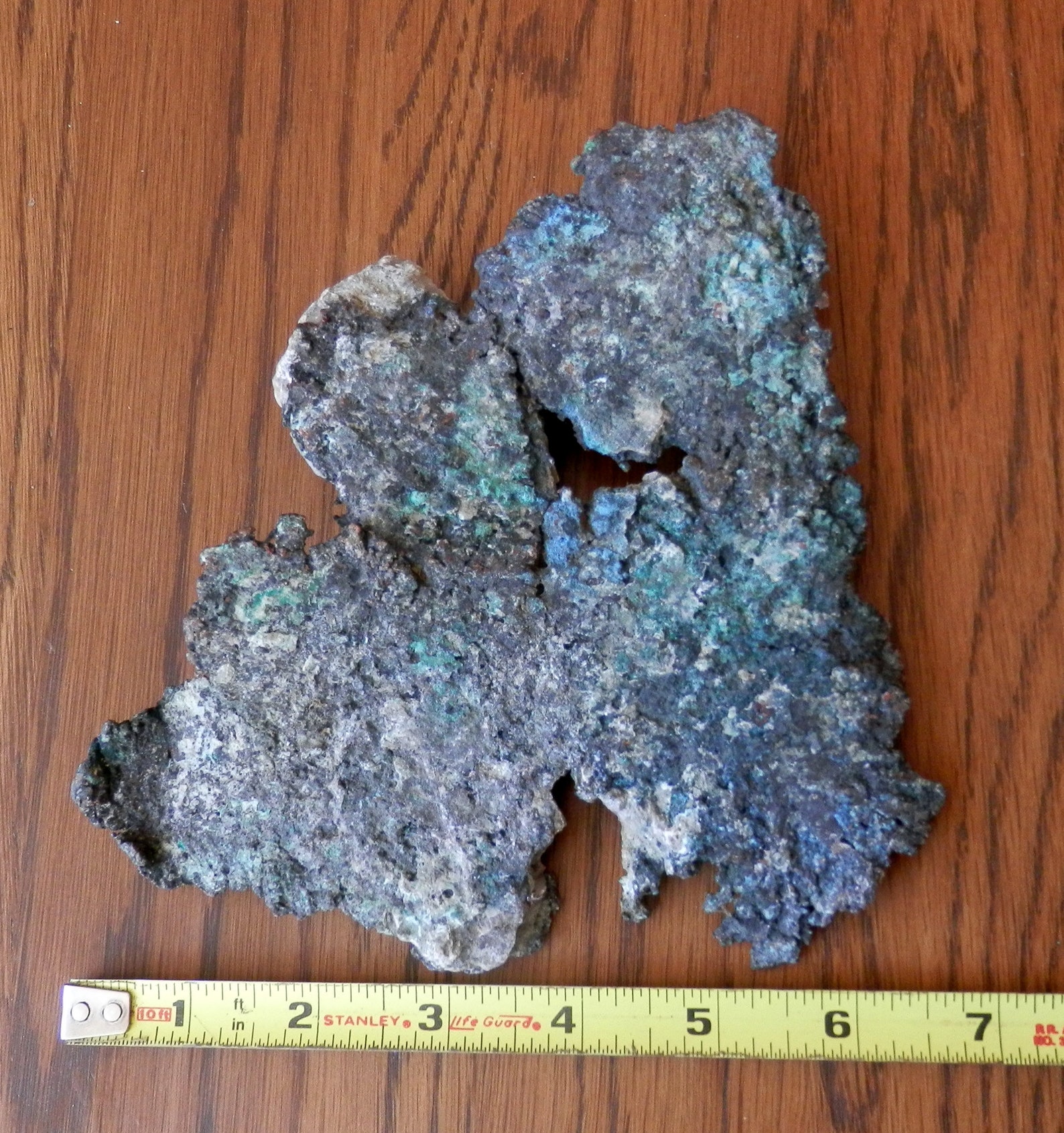 6 1/2 X 6 1/2 natural copper vein sample from | Etsy