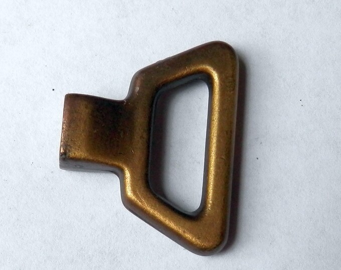 Vintage Mock Key Pull Antique Brass - Etsy