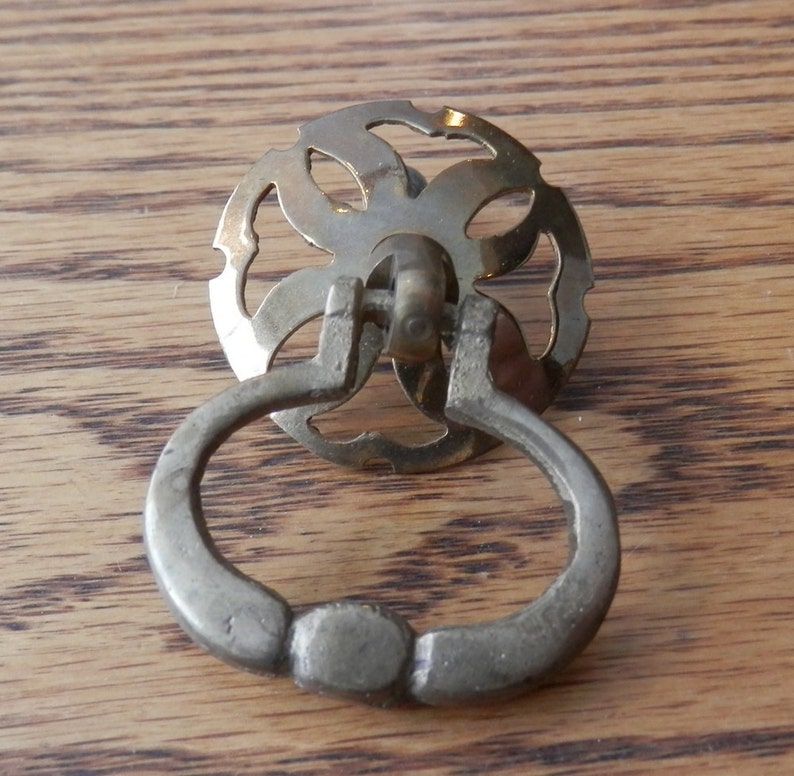 Vintage solid brass ring pulls | Etsy