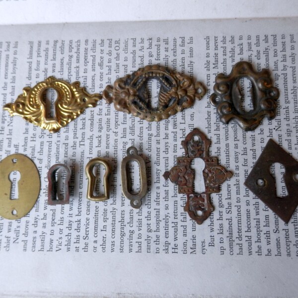 Antique Escutcheon - Etsy