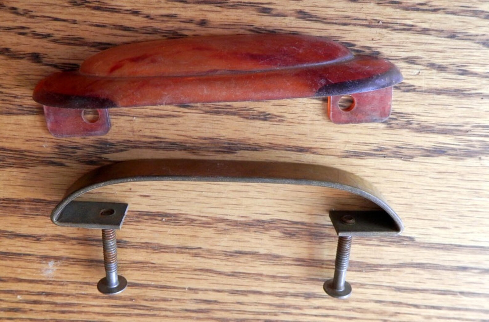 One Antique Original Waterfall Era Drawer Pull With Celluloid - Etsy