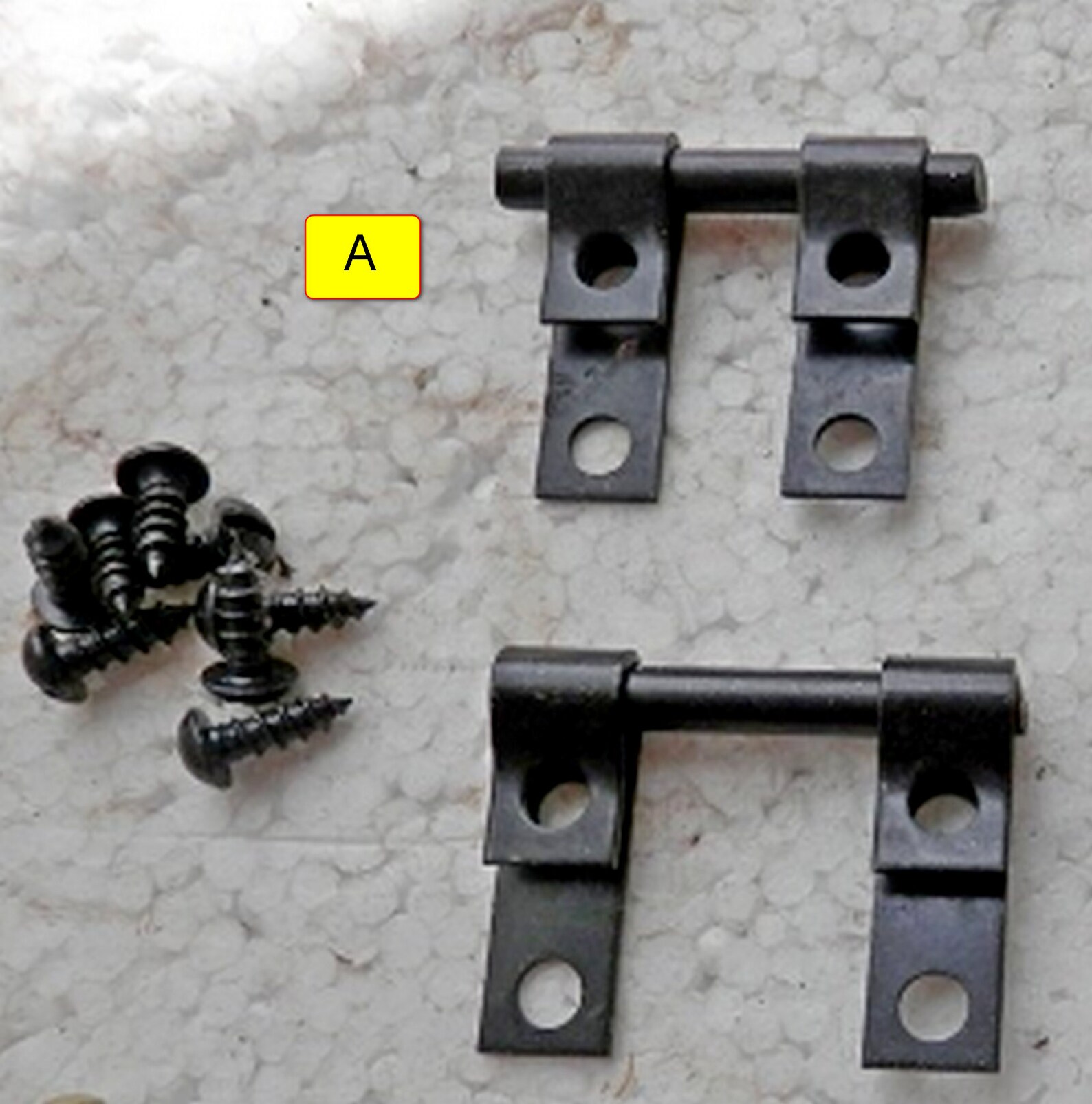 Choice pair of mirror hinges or pivots restoration hardware | Etsy