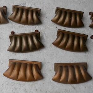 Waterfall Era Drawer Pull Vintage 2 1/4 Centers Stamped Antique - Etsy