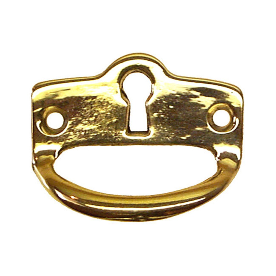 Solid Brass Key Hole Pull for Desk or Small Drawer - Etsy