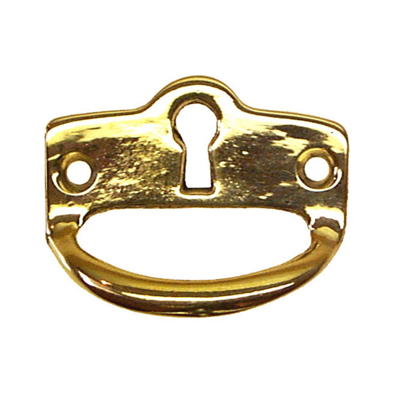 Solid Brass Key Hole Pull for Desk or Small Drawer - Etsy