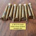 10 12 Flat Head Solid Brass Wood Screws Straight Slot Vintage 2 or 3 Long - Etsy