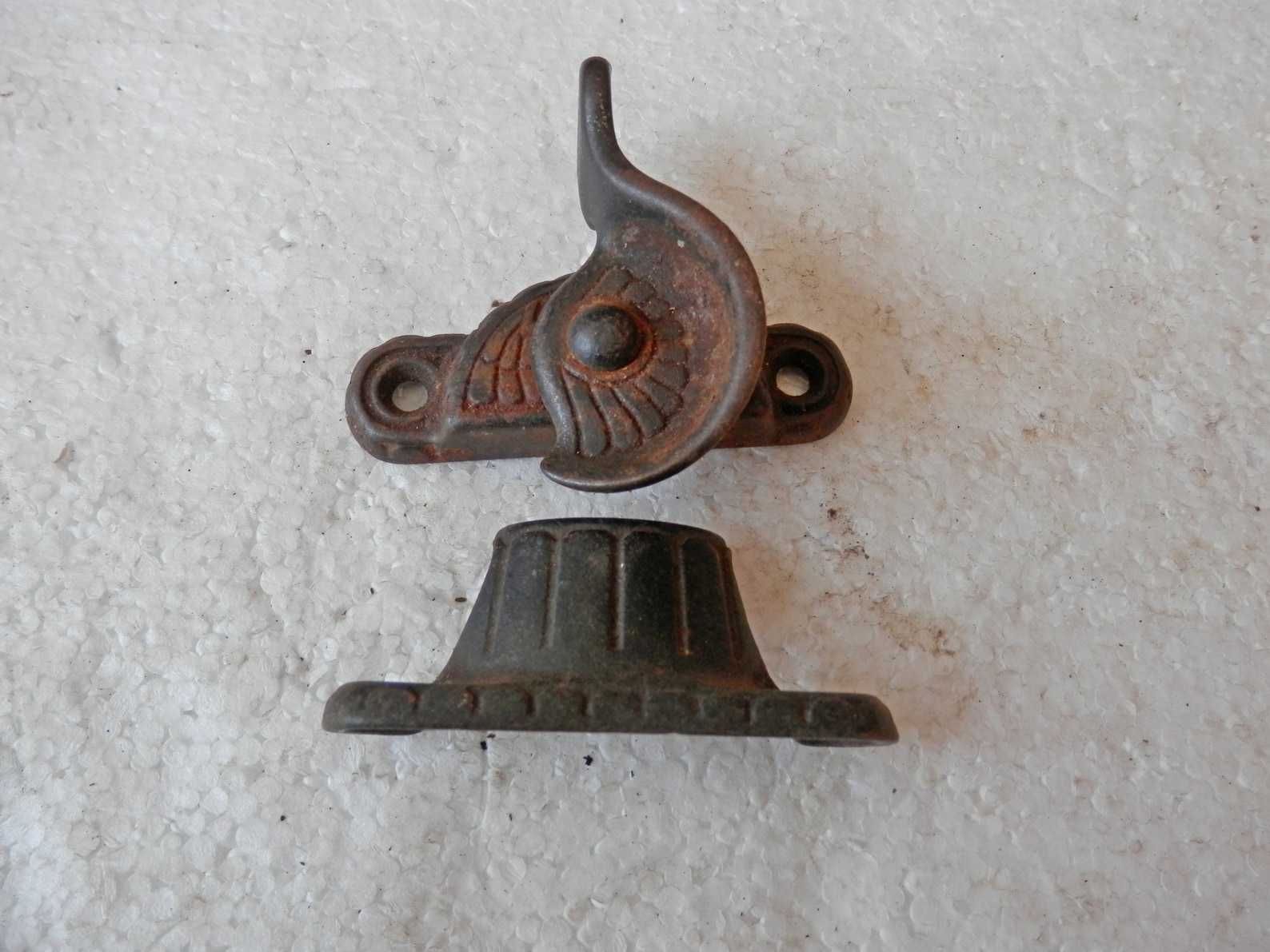 Victorian Fancy Cast Iron Window Lock or Latch Architectural - Etsy