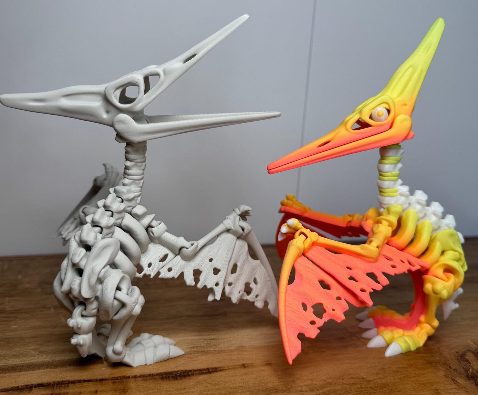 Flexi Factory Articulated Skeleton Pteranodon Desk Fidget Toy - Etsy