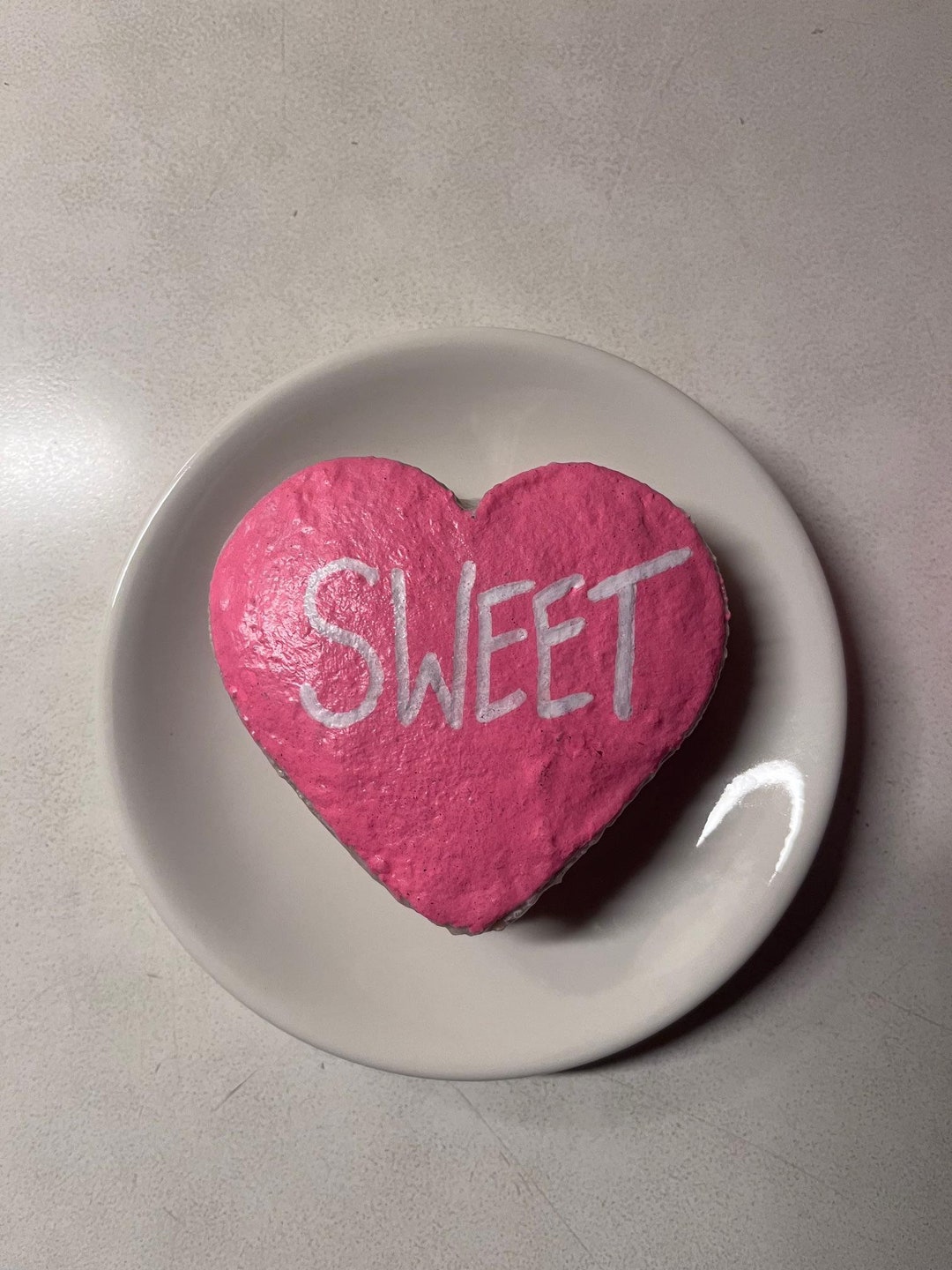 Valentine's "pink Sugar Cookie Sandwich": Non-edible "cookie" Sculpture ...