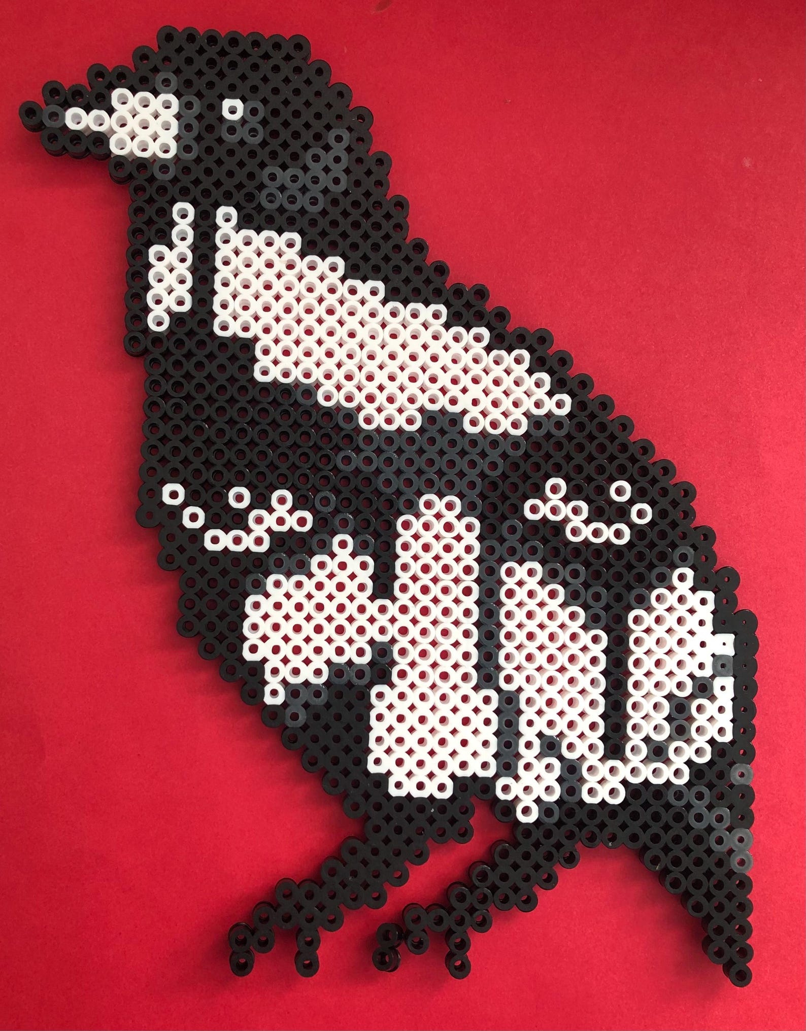 The Crow Eric Draven Brandon Lee Perler Bead Pixel Art Handmade Crafted ...