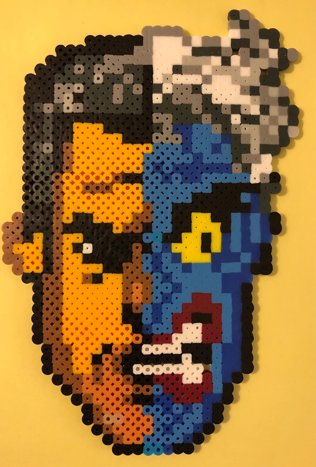 Two Face Villain Harvey Dent Attorney Lawyer DC Comics Perler Bead ...