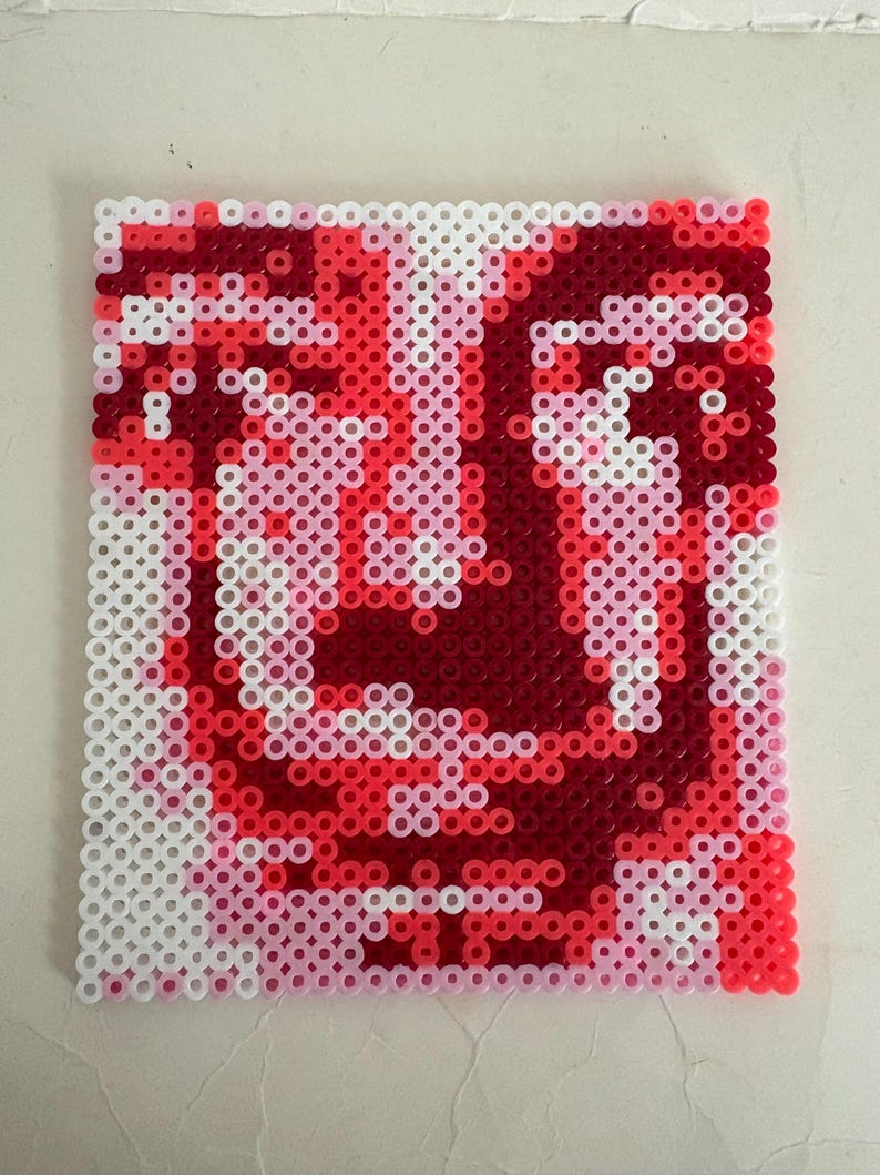 Salvador Dali Pop Art Surrealism Inspired Perler Bead Pixel Art ...