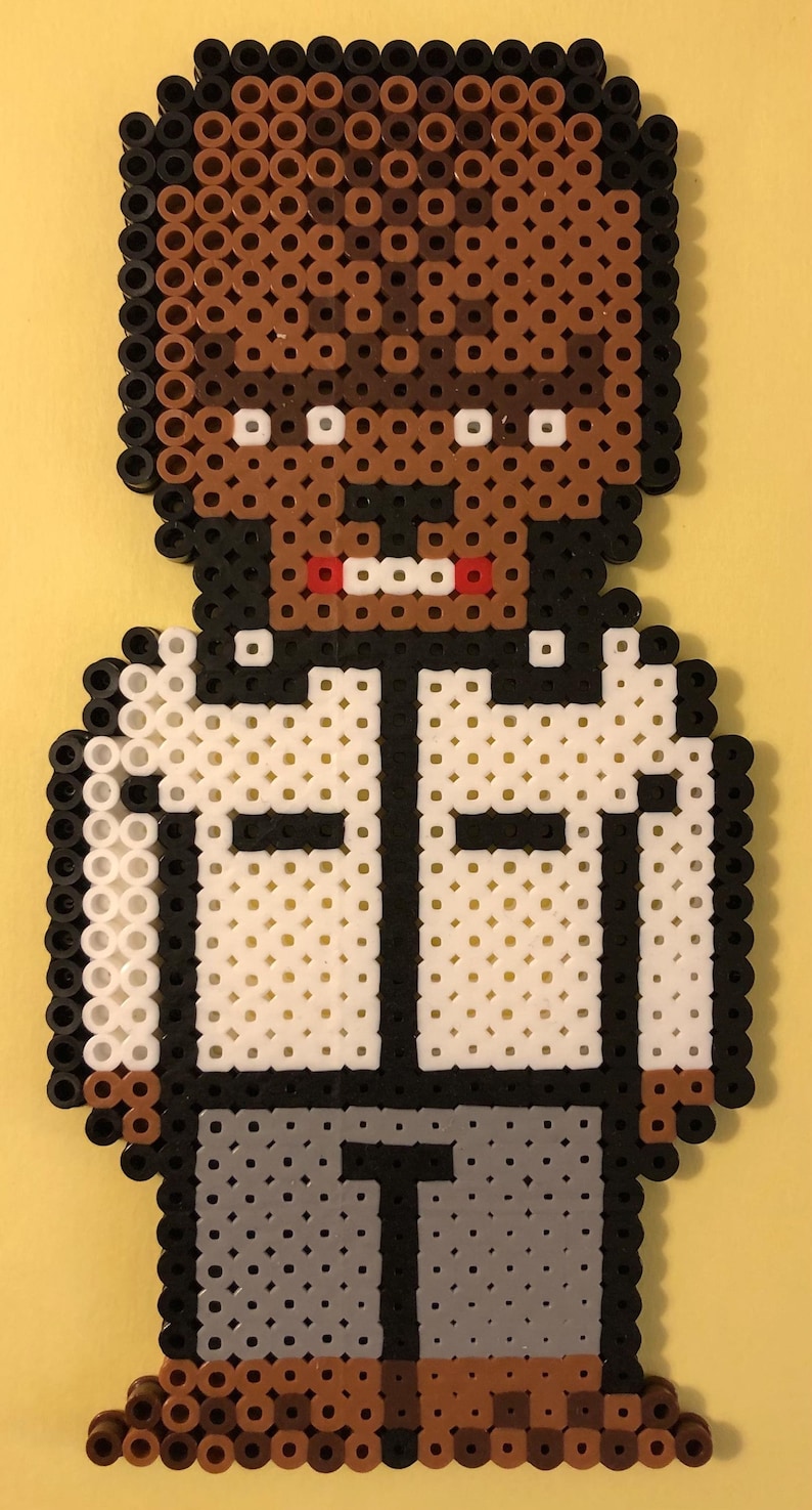 Werewolf Wolfman Horror Monster Perler Bead Pixel Art Handmade Crafted ...