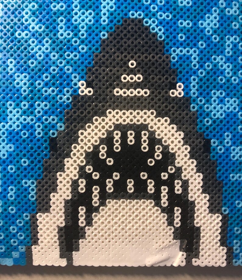 Jaws Steven Spielberg Horror Great White Shark Perler Bead Pixel Art ...