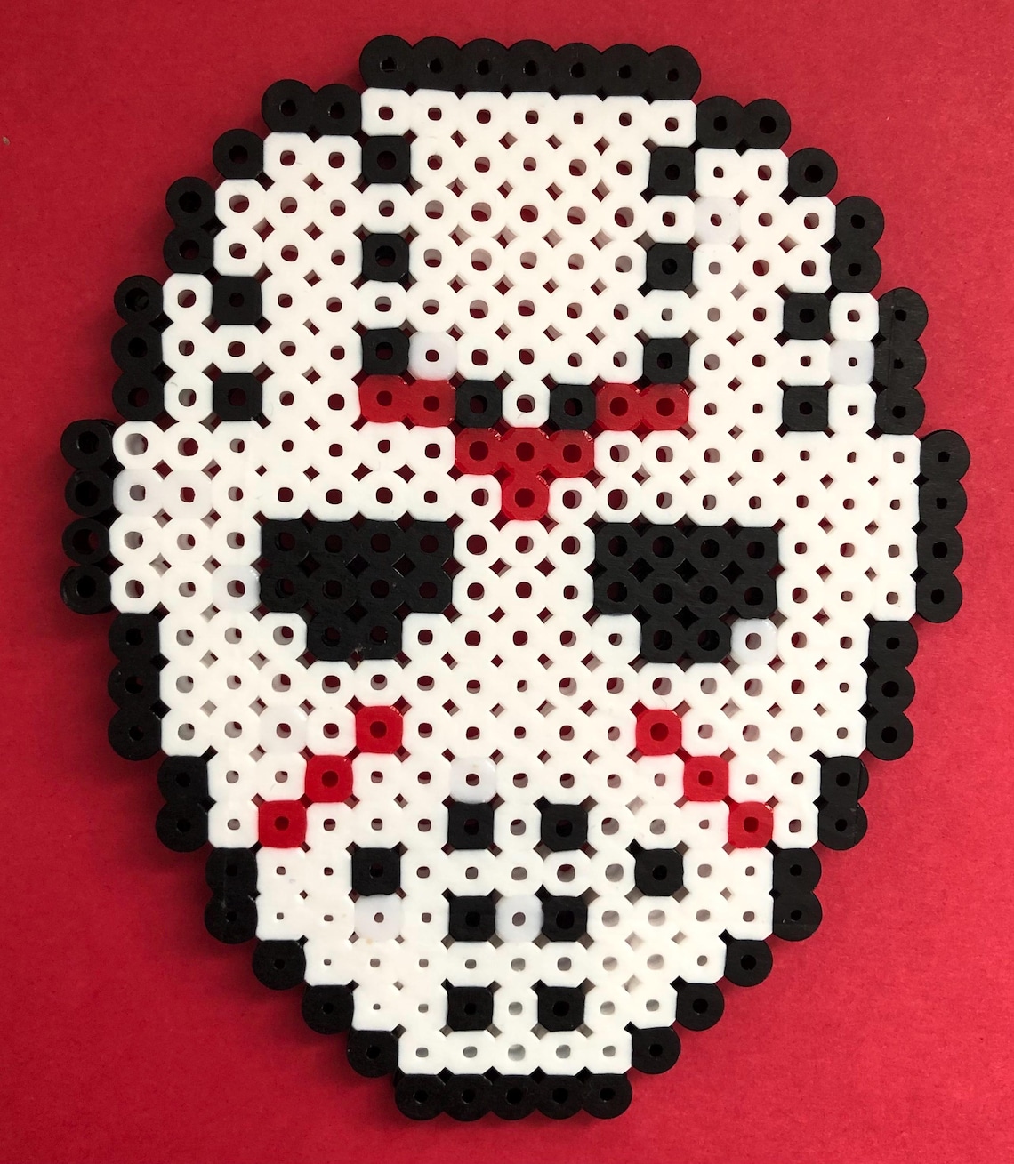 Friday the 13th Jason Voorhees Hockey Goalie Mask Horror Perler Bead ...