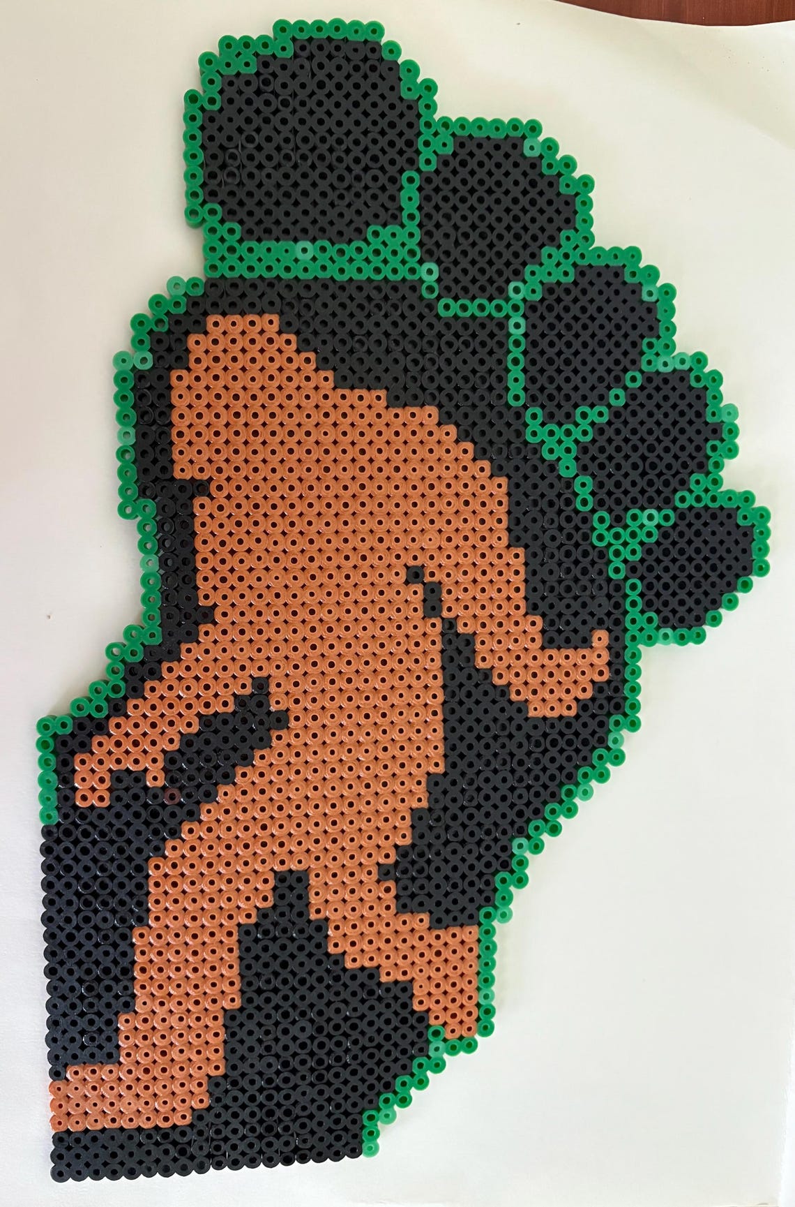 Big Foot Sasquatch Yeti Cryptid Perler Bead Pixel Art Handmade Crafted ...