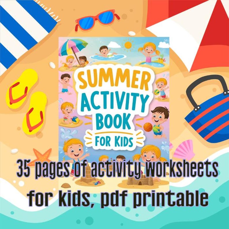 Summer Activity Pack for Kids – Printable PDF | Fun Educational ...