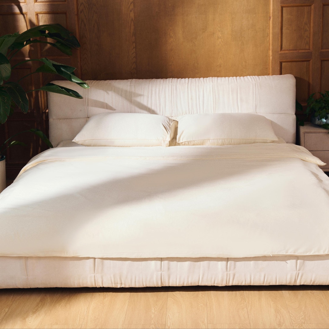 Organic Bamboo Bed Sheet Set & Duvet Cover: Silky Soft, Breathable and ...