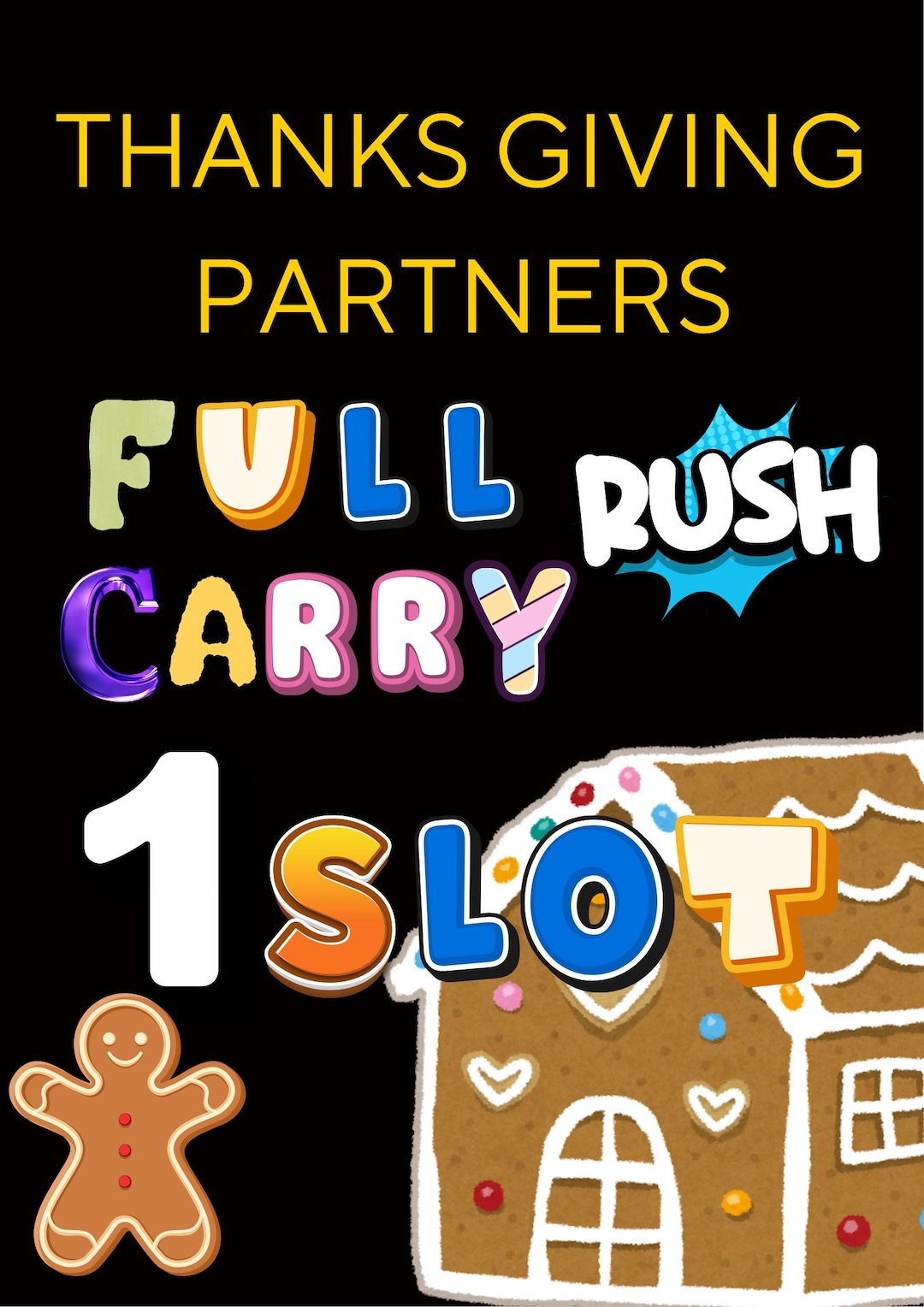 1 Slot - Thanksgiving Partners - Monopoly Go - Full Carry - Rush ...