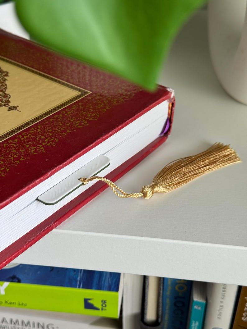 Islamic Geometric Bookmark Set of 3 | Quran Bookmark With Tassel ...