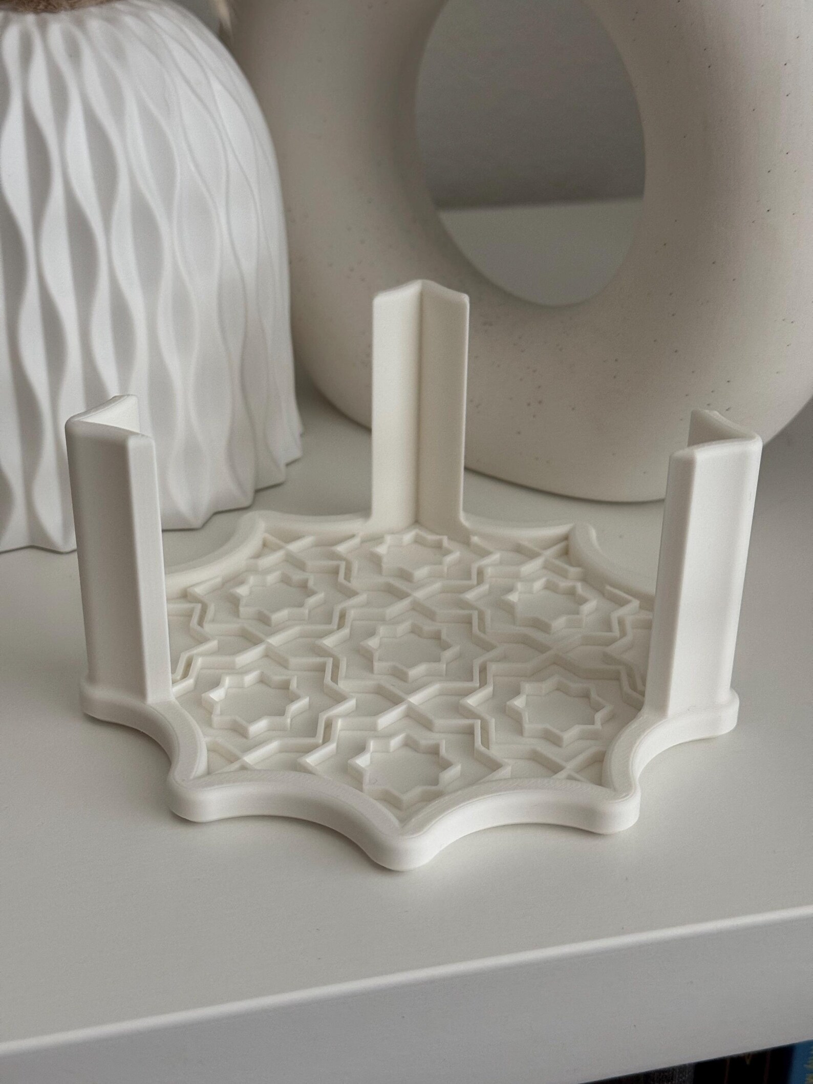 5-piece Custom Islamic Geometric Coaster Set | Arabic Calligraphy ...