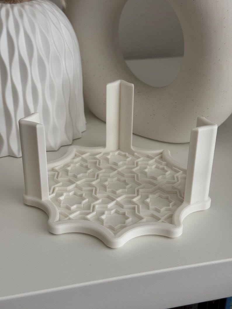 5-piece Custom Islamic Geometric Coaster Set | Arabic Calligraphy ...