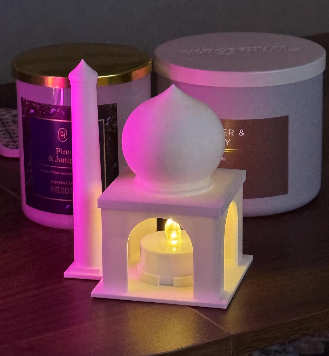 Mini Mosque 3D Printed With Flickering Tea Light | Islamic Home Decor ...