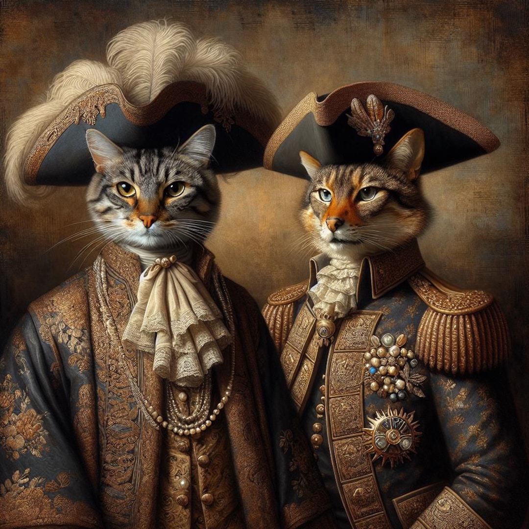 113 Anthropomorphic Oil Portraits | Animal Aristocracy | Regal Artworks ...