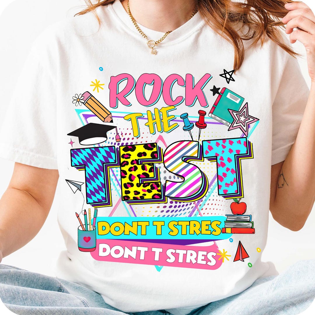Rock the Test PNG, Motivational Testing Day PNG, Encouraging Exam ...
