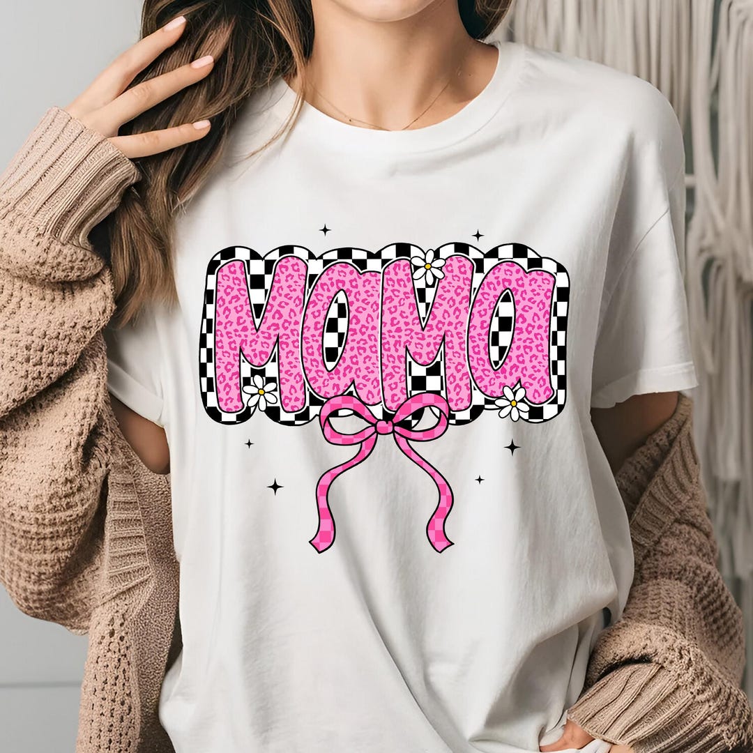 Floral Mama Coquette Bow Png, Mother Hood Png, Mama Png, Pink Mama Png ...