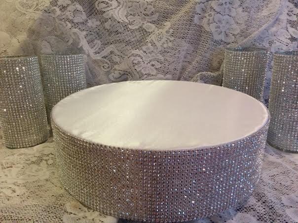 Bling/ Rhinestone mesh Cake Stand/ Cake Riser | Etsy